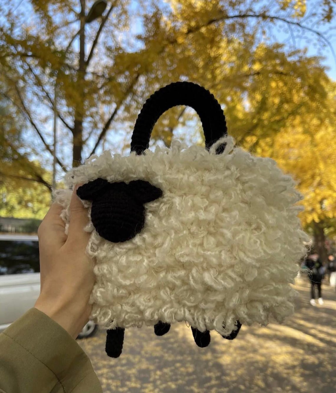 Crochet Pattern Sheep Crochet Handbag Crochet Bag Crochet - Etsy