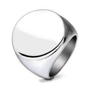 Customized Signet Ring Engrave Name Logo Photo Personalized Signet ...