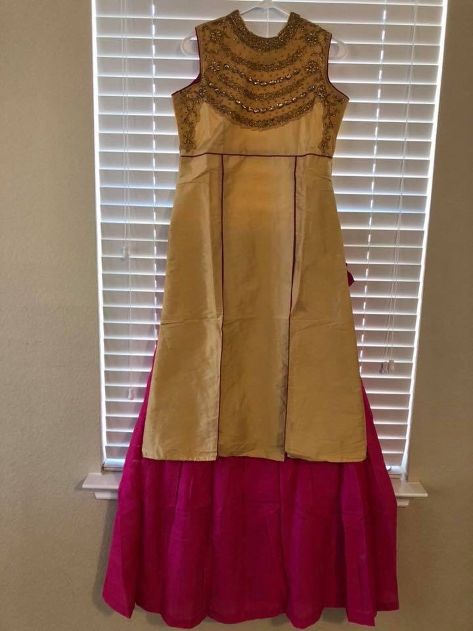Embroidered Silk Tunic With Skirt - Etsy
