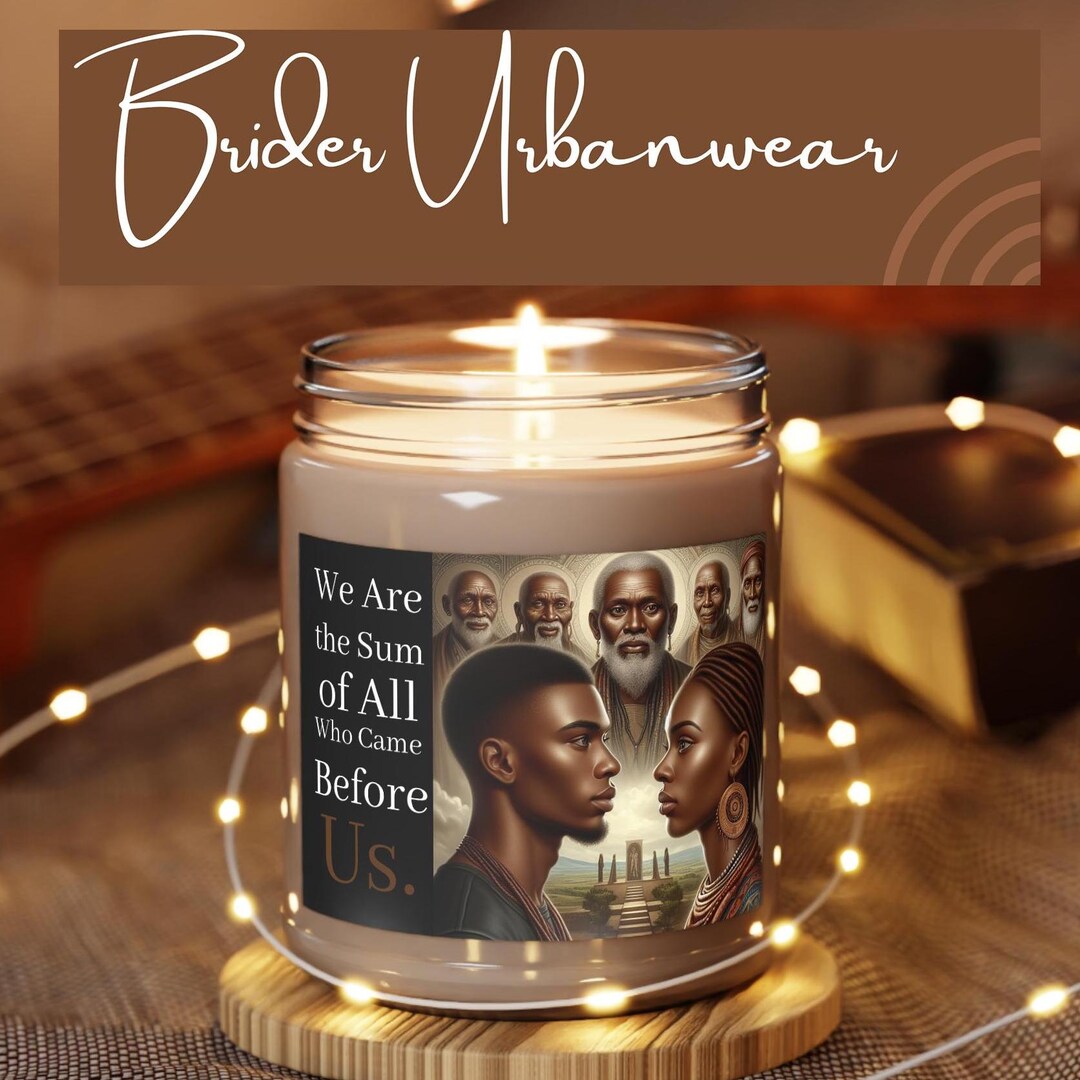 Afrocentric Scented, African American Ancestral Love Candle, Black ...