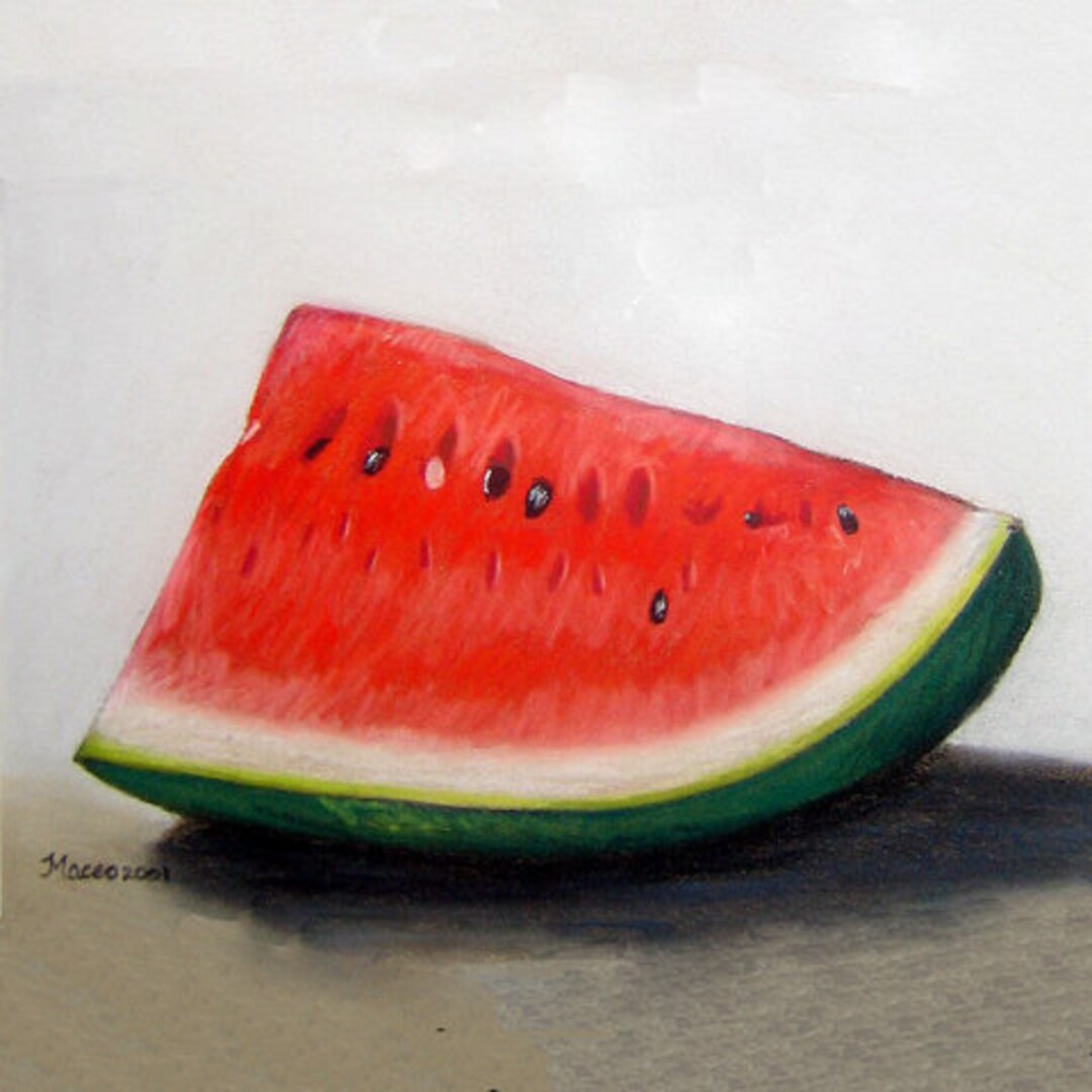 Watermelon Tile - Etsy