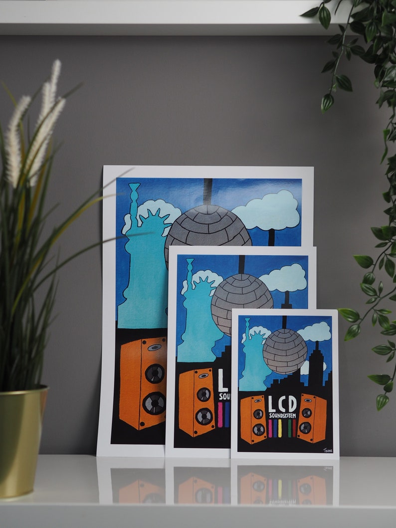 LCD Soundsystem, Original Art Print - Etsy