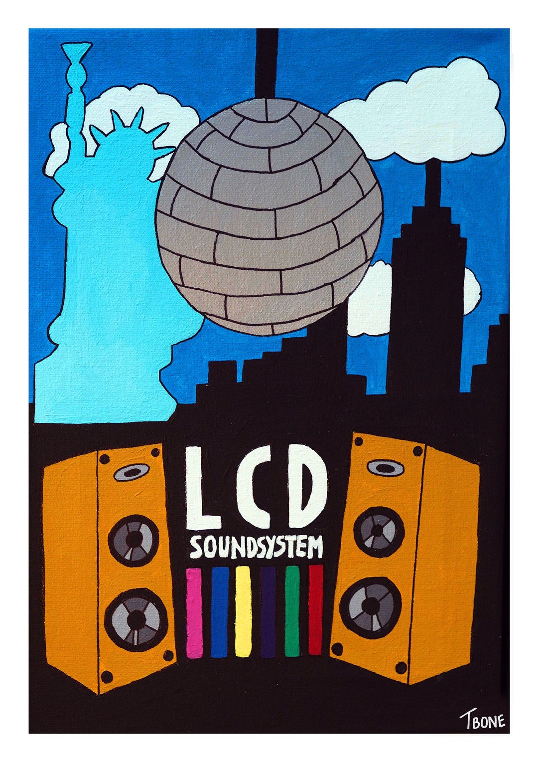 LCD Soundsystem, Original Art Print - Etsy