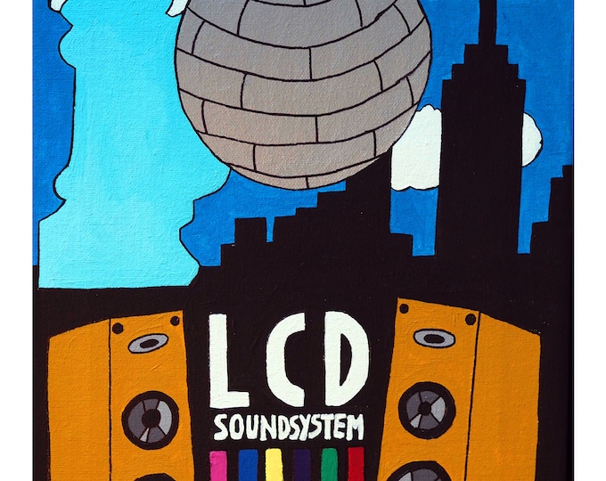 LCD Soundsystem, Original Art Print - Etsy