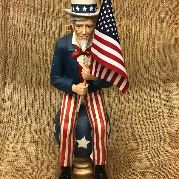 Uncle Sam Figurine - Etsy