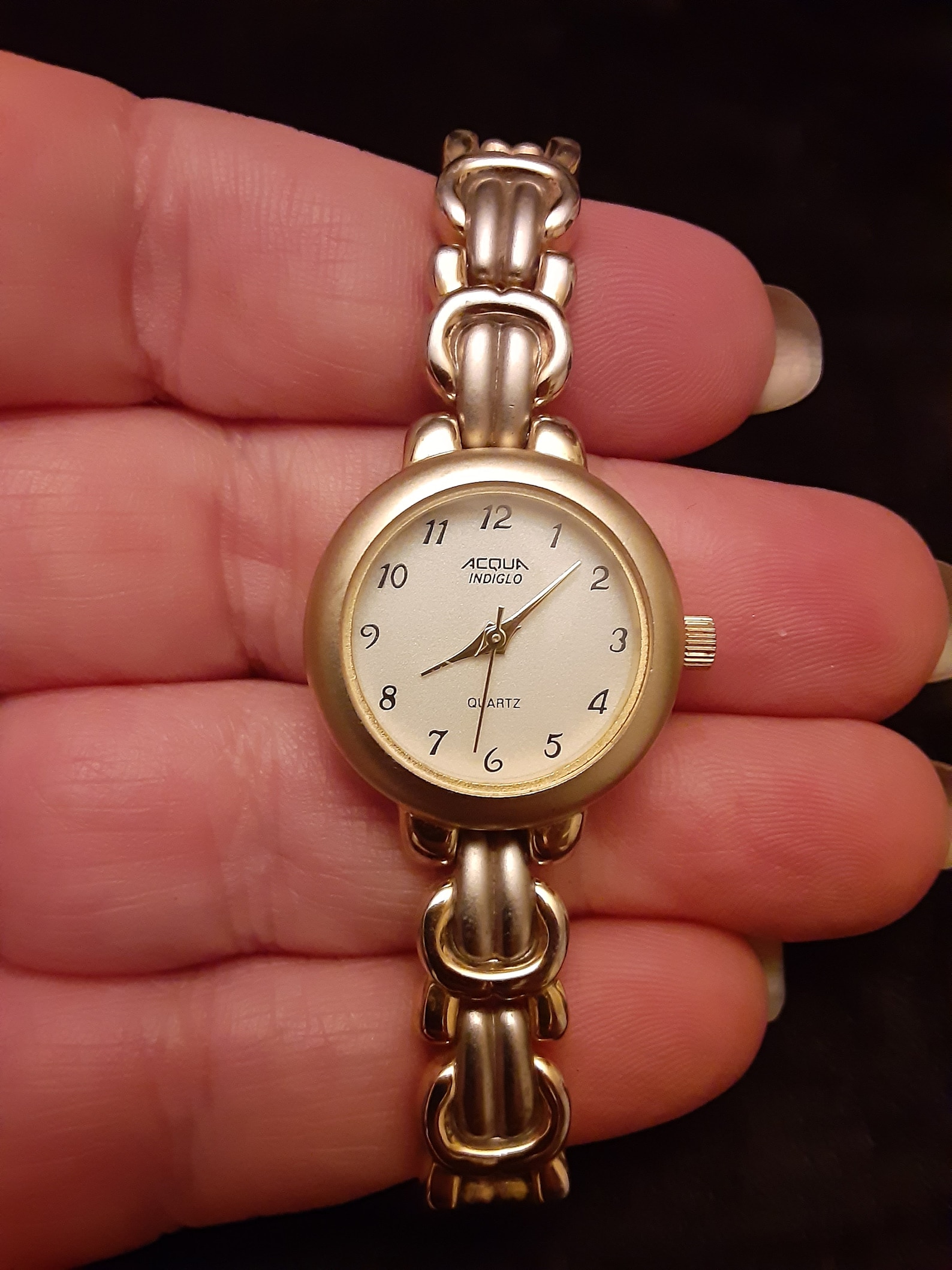 Acqua Indiglo Womens Watch Stainless Steel Back Base Metal - Etsy