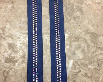 Rhinestone Zipper - Etsy