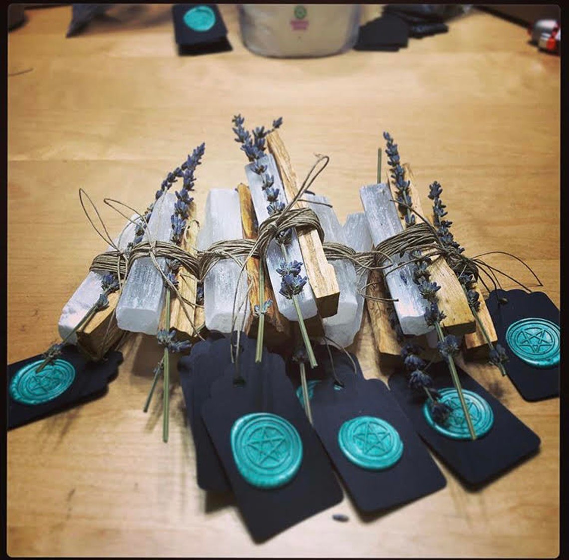 Rustic Crystal Wedding Favor Bundles Cleansing Selenite Palo - Etsy