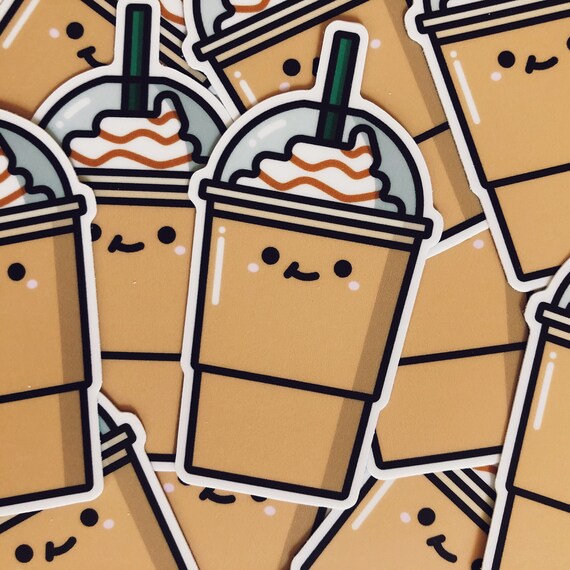 Frappe sticker | Etsy