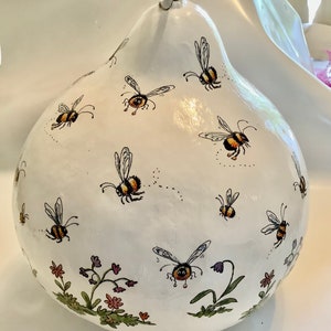 Bumblebee Garden Gourd Birdhouse - Etsy