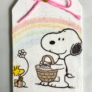 Snoopy Gift Tag Ornament - Etsy