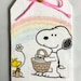 Snoopy Gift Tag Ornament - Etsy