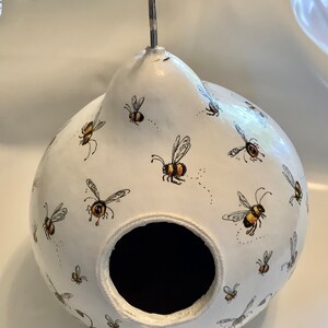 Bumblebee Garden Gourd Birdhouse - Etsy