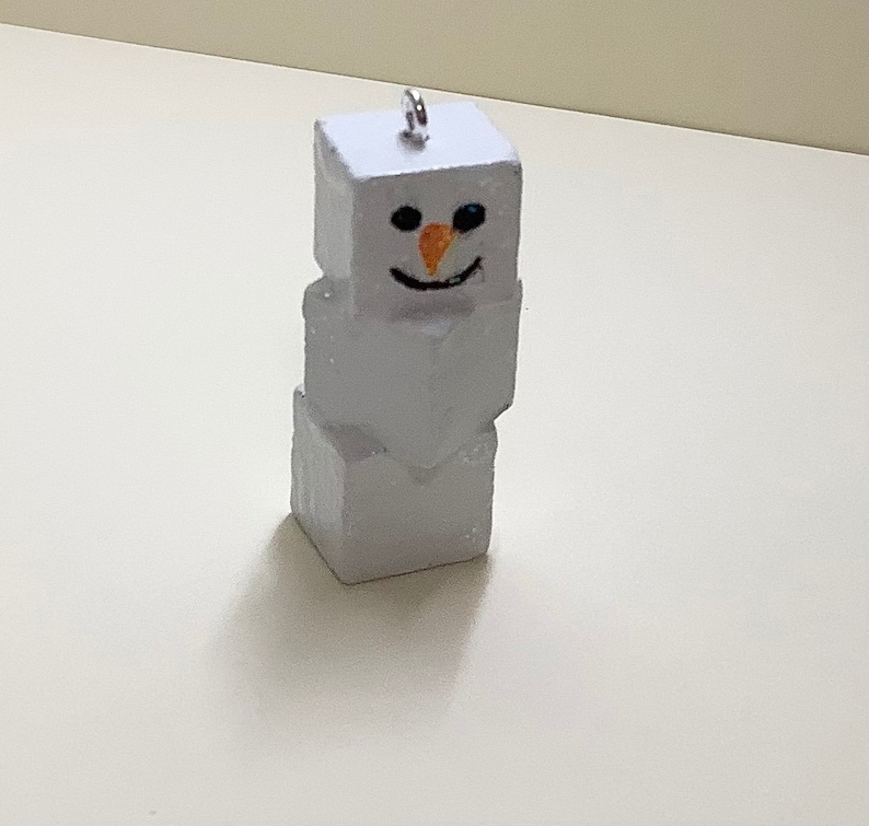 Little Block Snowman - Etsy