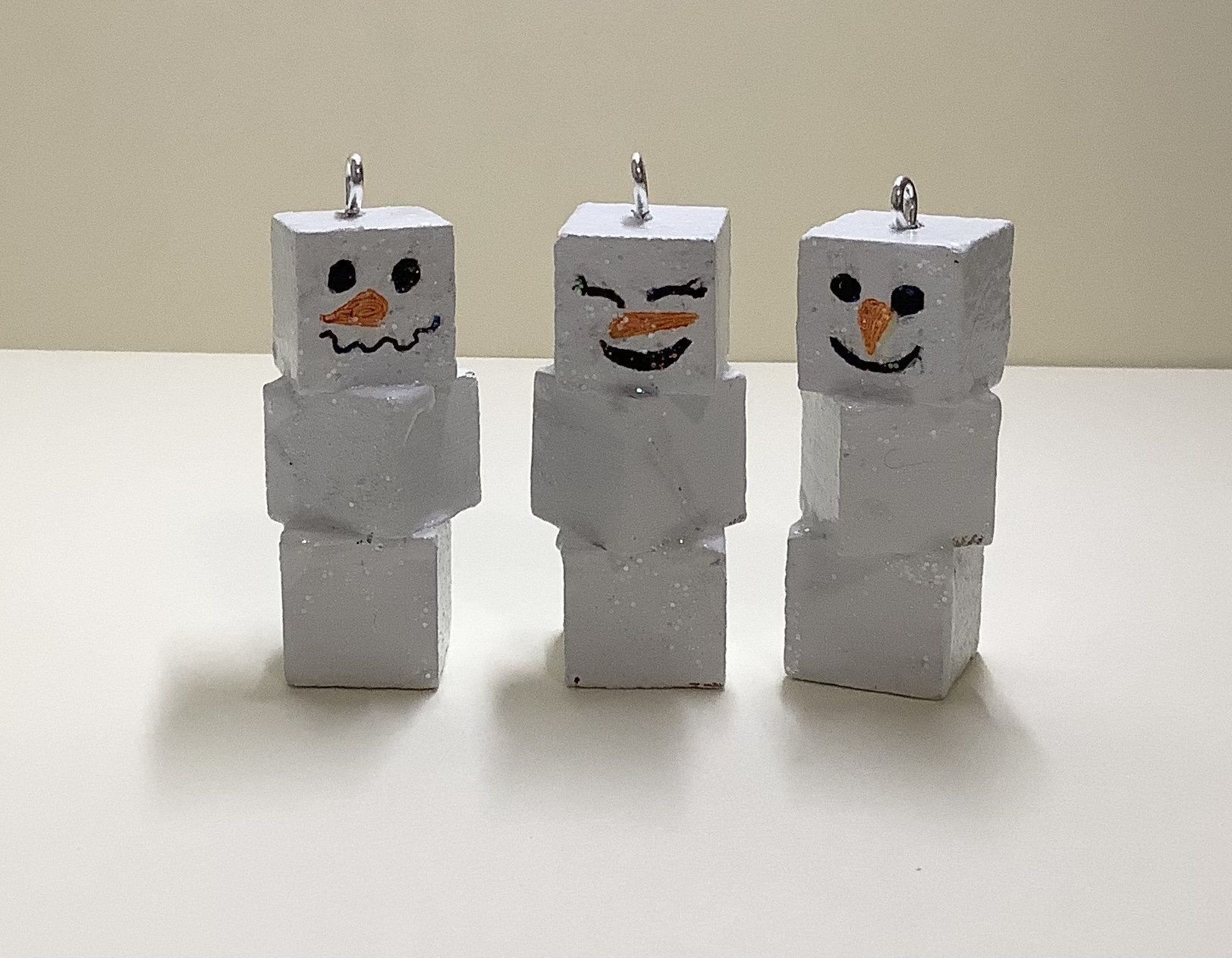 Little Block Snowman - Etsy