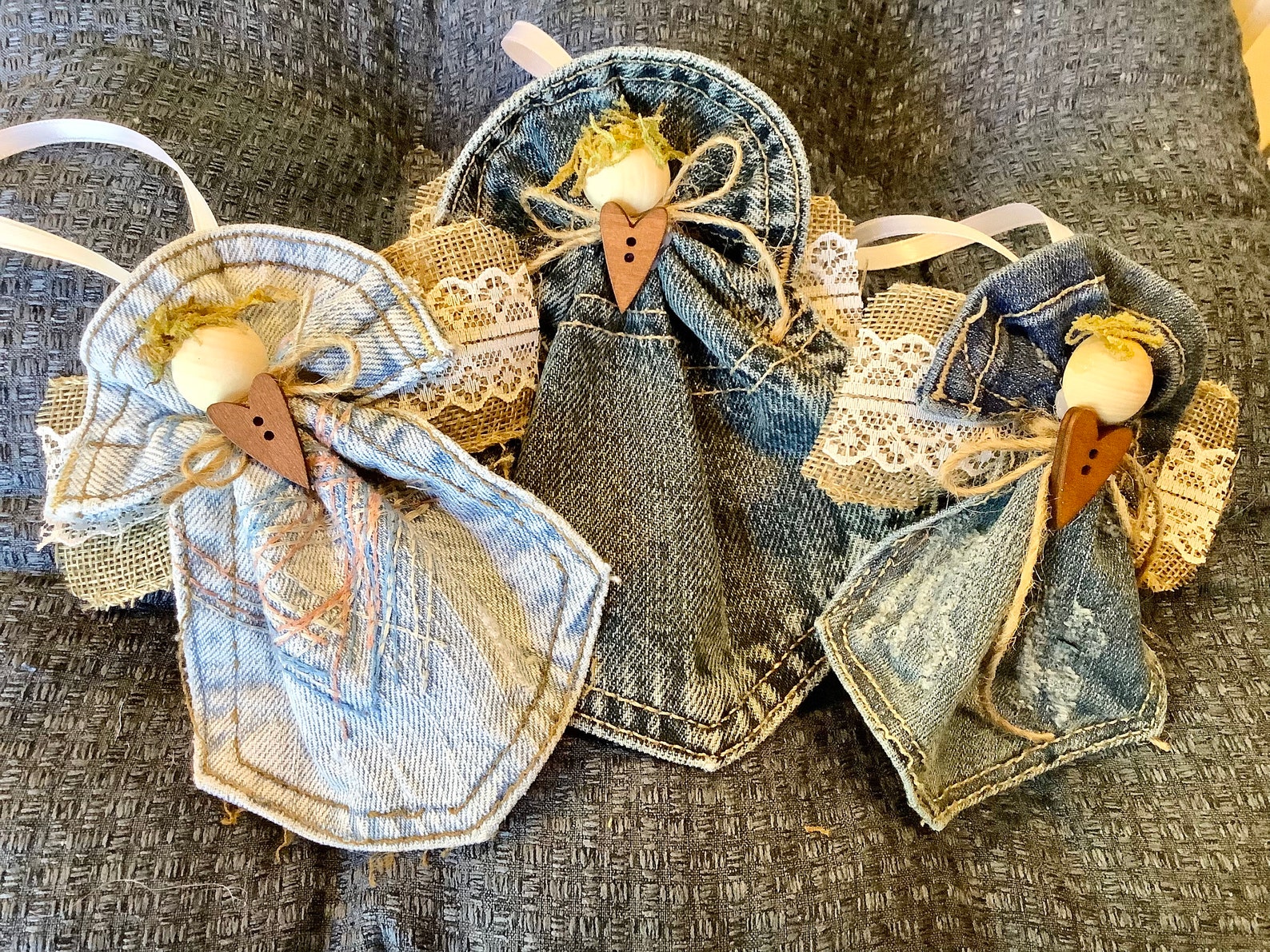 Denim Pocket Angel - Etsy