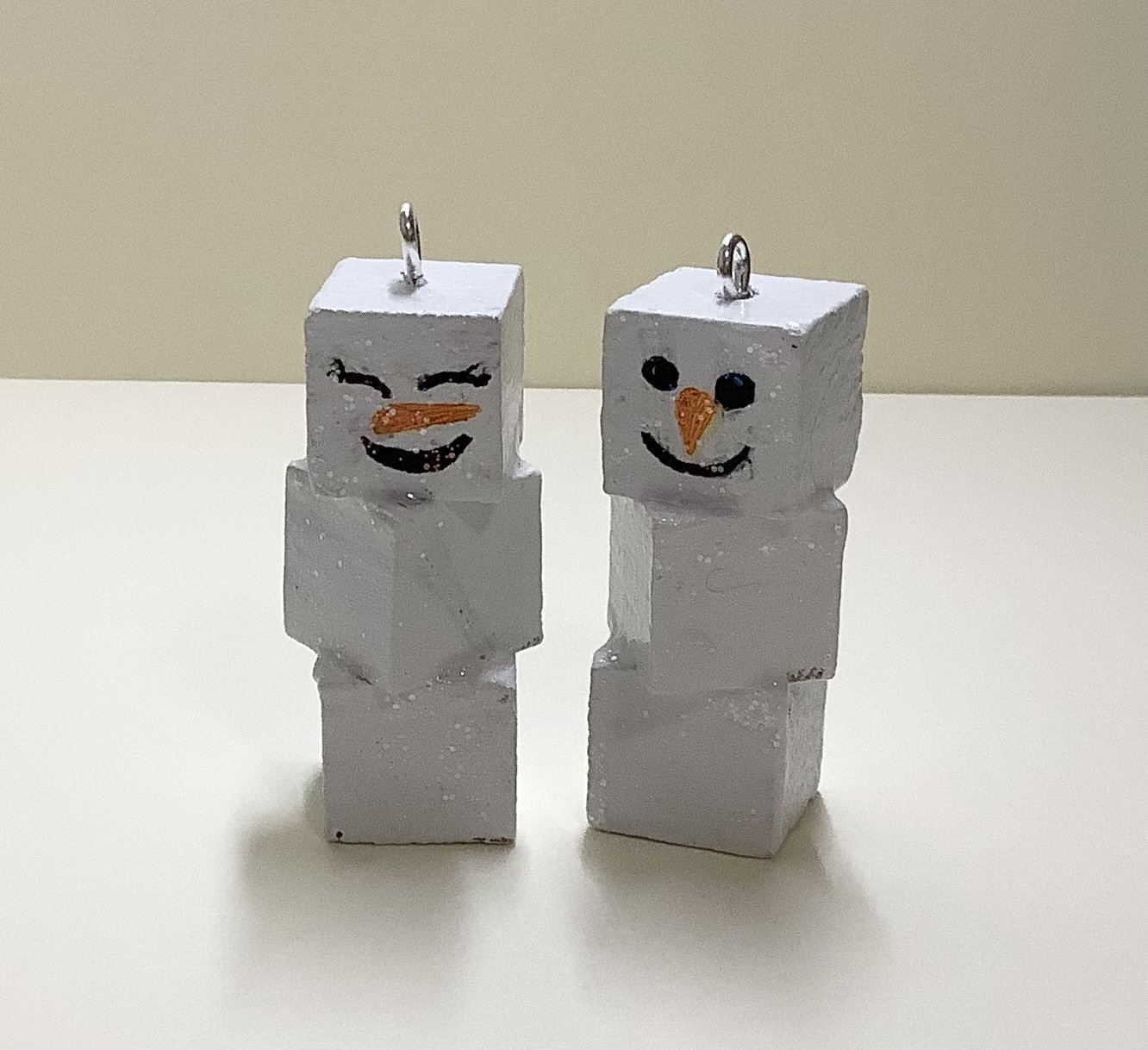 Little Block Snowman - Etsy