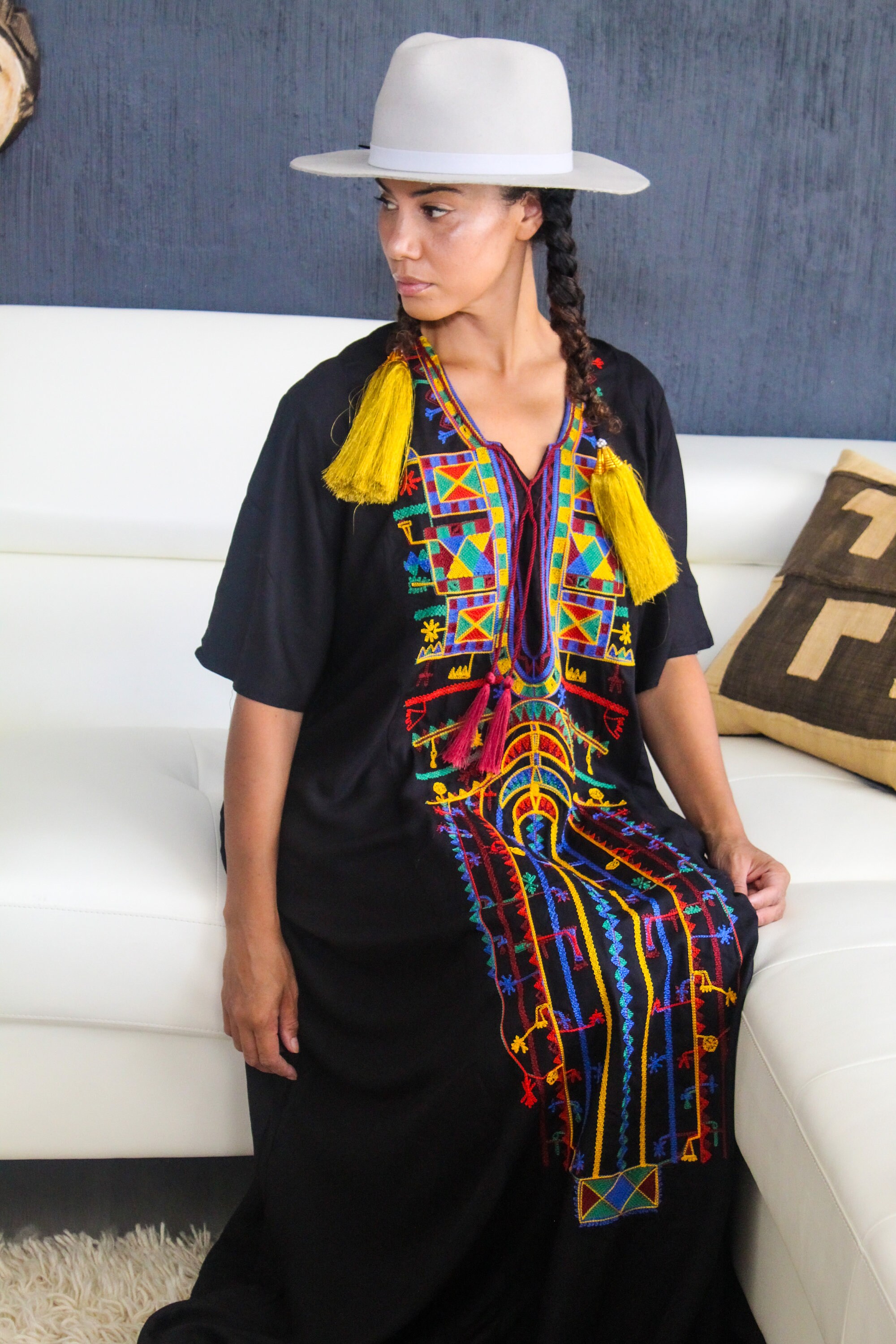 Nubian Embroidered Dress - Etsy