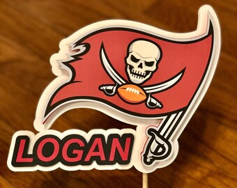Tampa Bay Buccaneers Cake Topper - Etsy