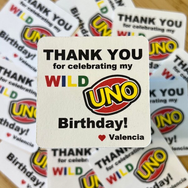 Uno Theme Stickers - Etsy