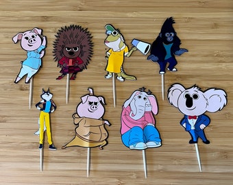 Sing 1 and Sing 2 Cupcake Topper, Sing Cupcake Topper, Sing 2 Cupcake ...