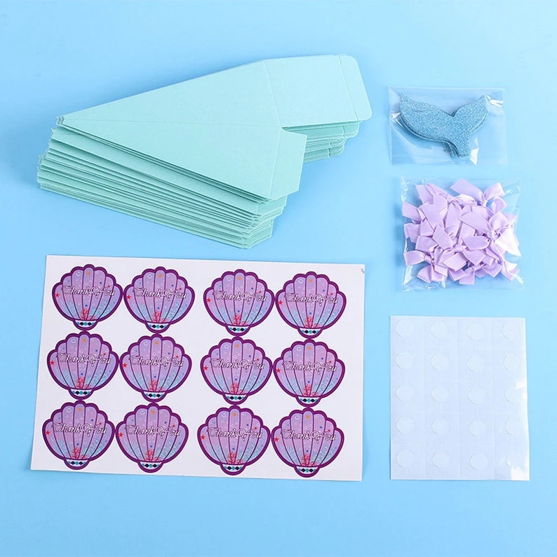 Mermaid Tail Favor Box, Mermaid Favor Boxes, Mermaid Birthday, Treat ...