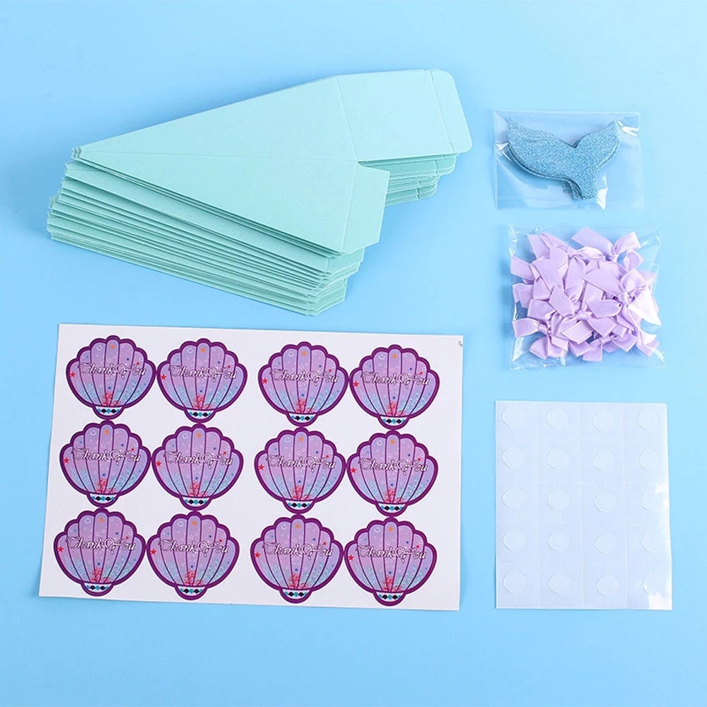Mermaid Tail Favor Box, Mermaid Favor Boxes, Mermaid Birthday, Treat ...