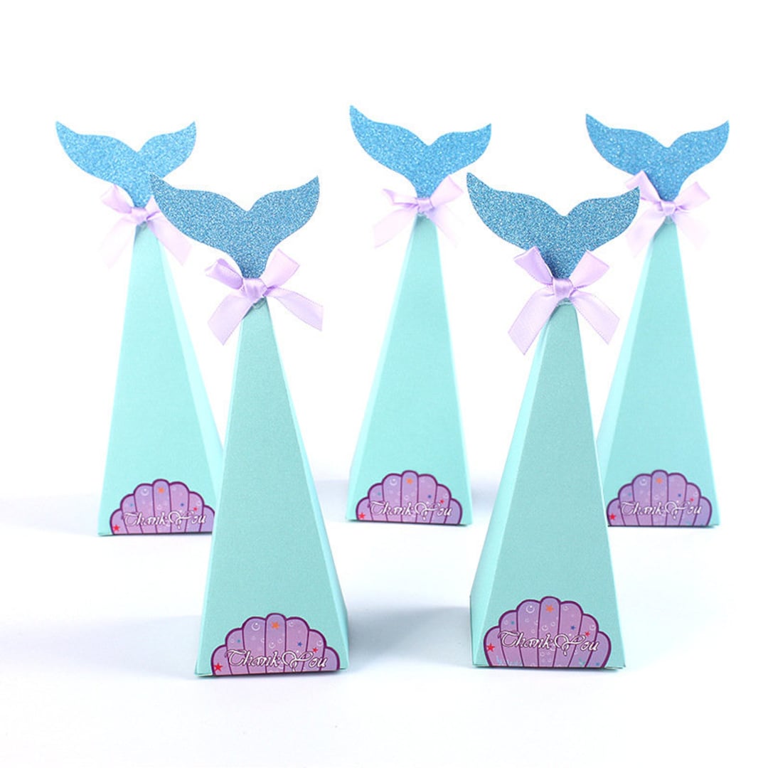 Mermaid Tail Favor Box, Mermaid Favor Boxes, Mermaid Birthday, Treat ...
