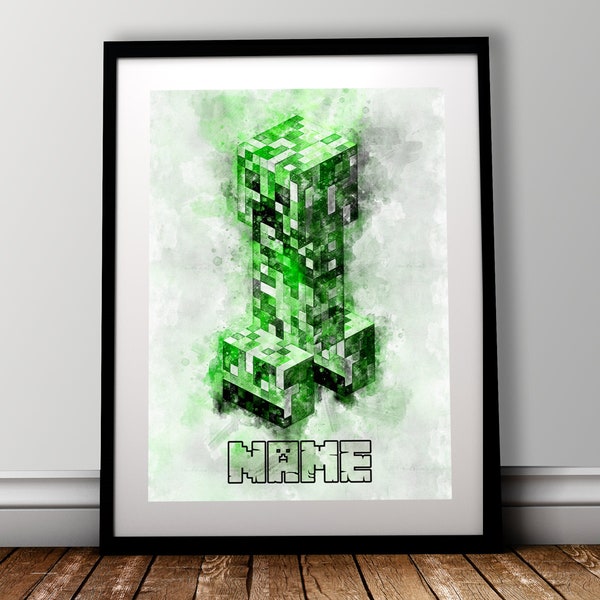 Minecrafts Poster - Etsy