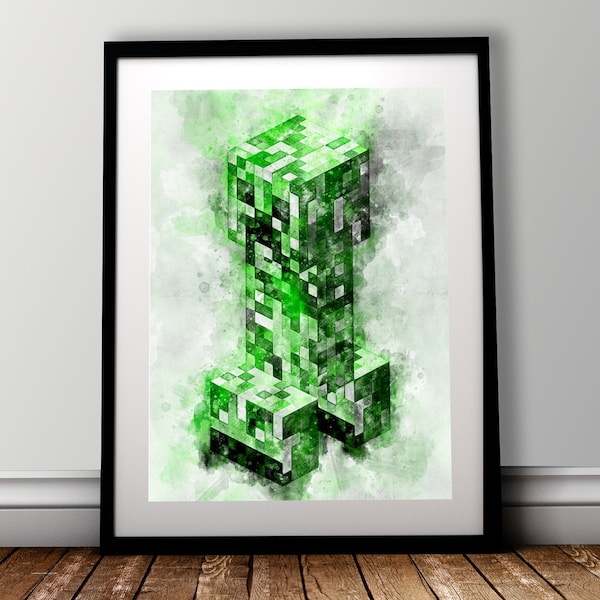 Mincraft Poster - Etsy UK
