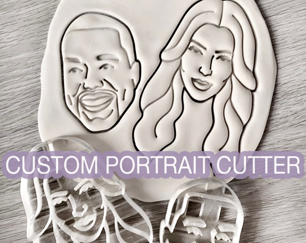 Custom Portrait Cookie Cutter Personalised Cookie Cutter - Etsy