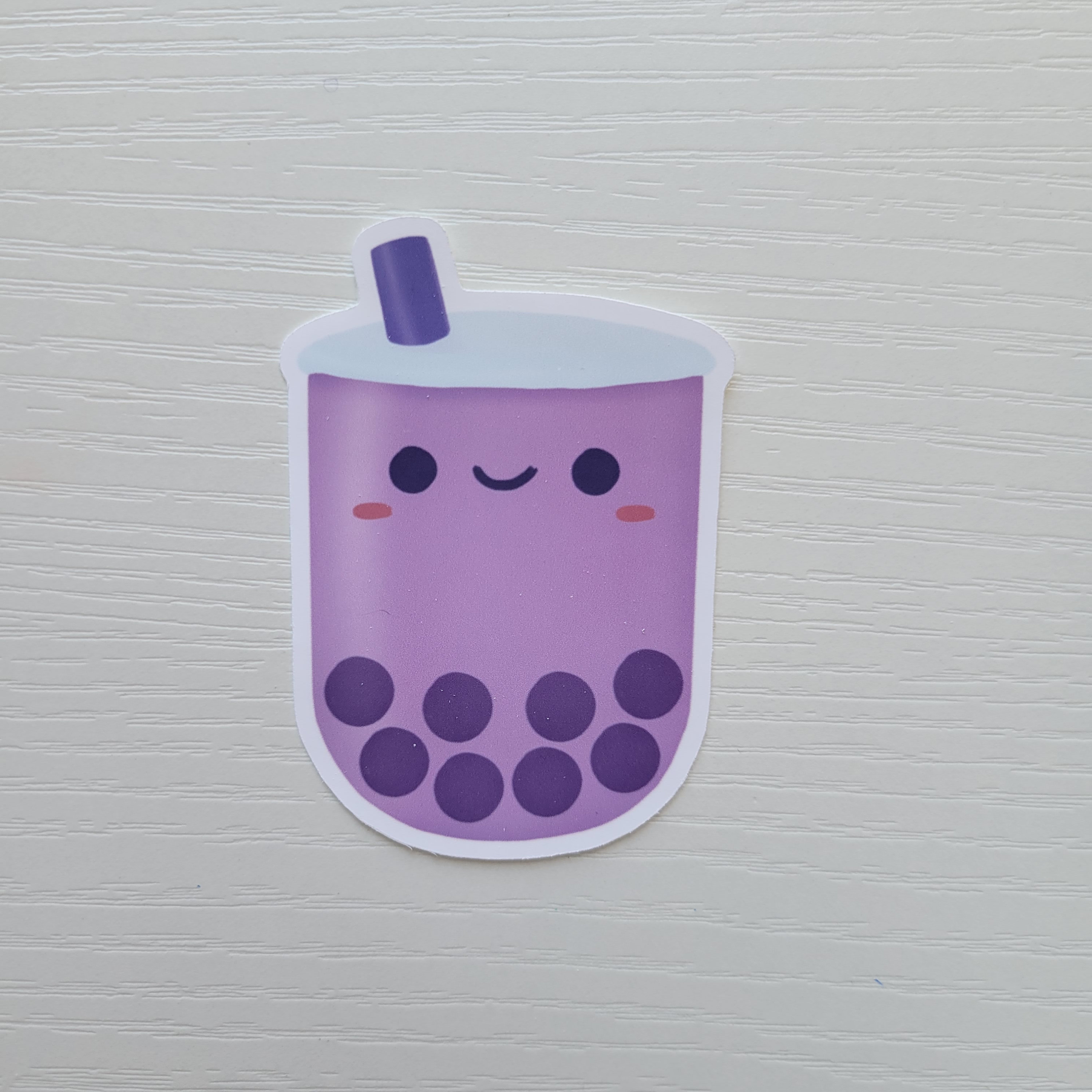 Boba Tea Weatherproof Sticker Bubble Tea Sticker Die Cut Sticker Water ...