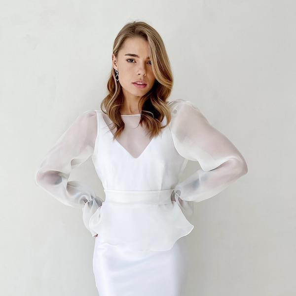 Sheer Overlay Top - Etsy