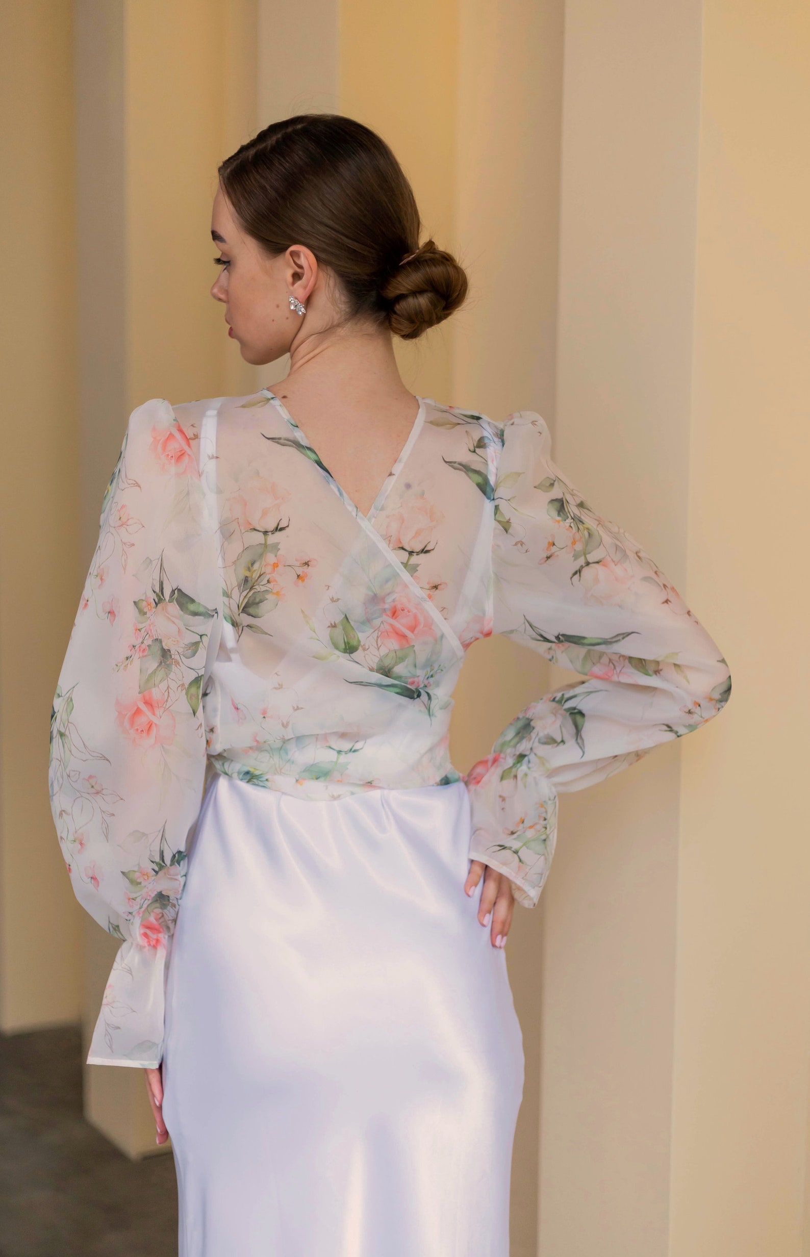 Organza Blouse Cover up Simple Bridal Capelet Transparent - Etsy