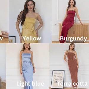 Bridesmaid Dress Mix Match Bridesmaids Mismath Pastel Bridesmaids Satin ...