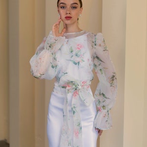 Organza Blouse Cover up Simple Bridal Capelet Transparent - Etsy