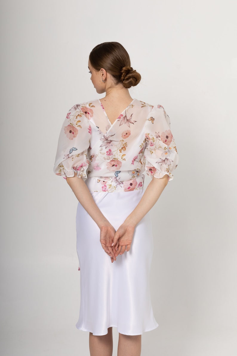 Organza Blouse Cover up Simple Bridal Capelet Transparent - Etsy