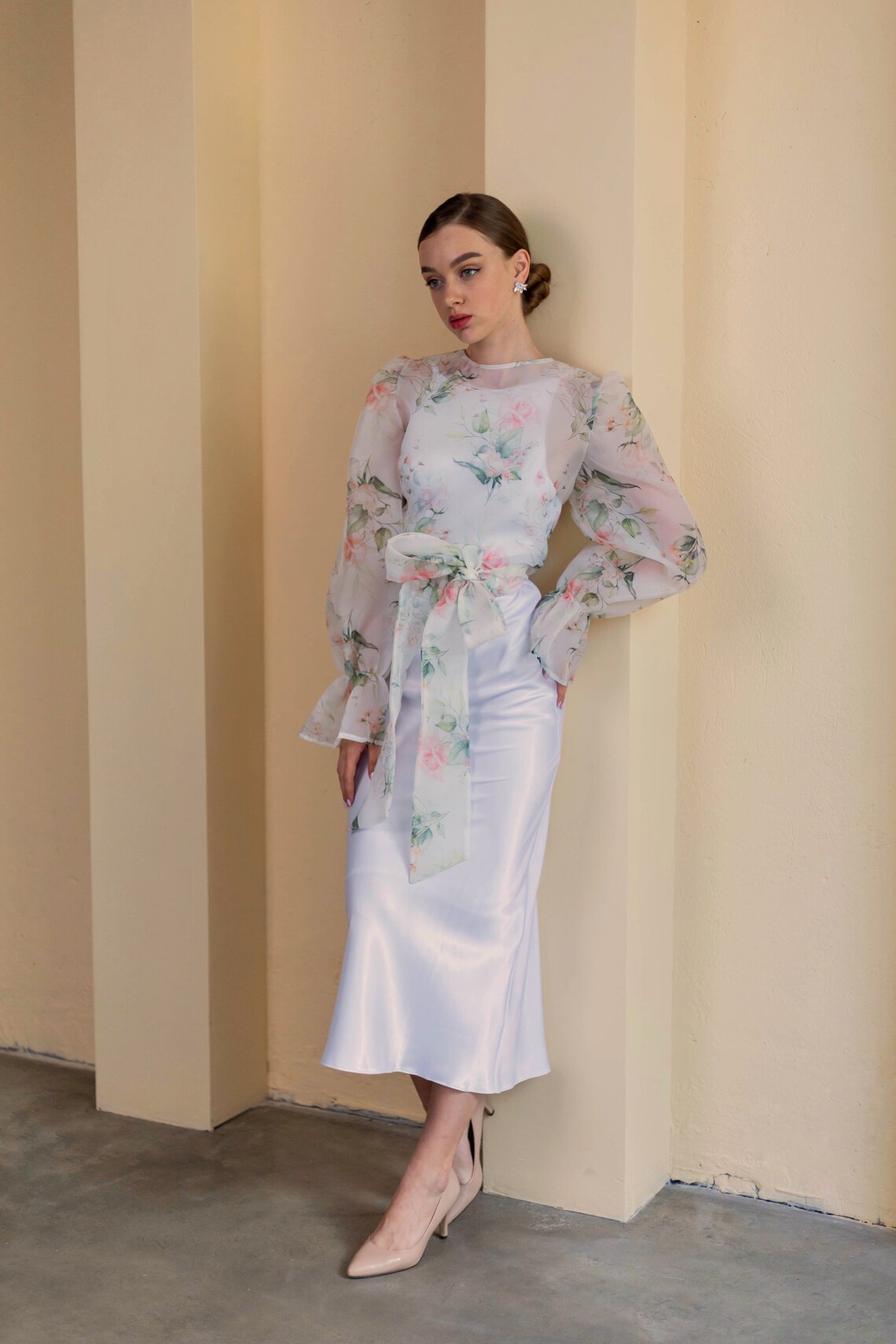 Organza Blouse Cover up Simple Bridal Capelet Transparent - Etsy