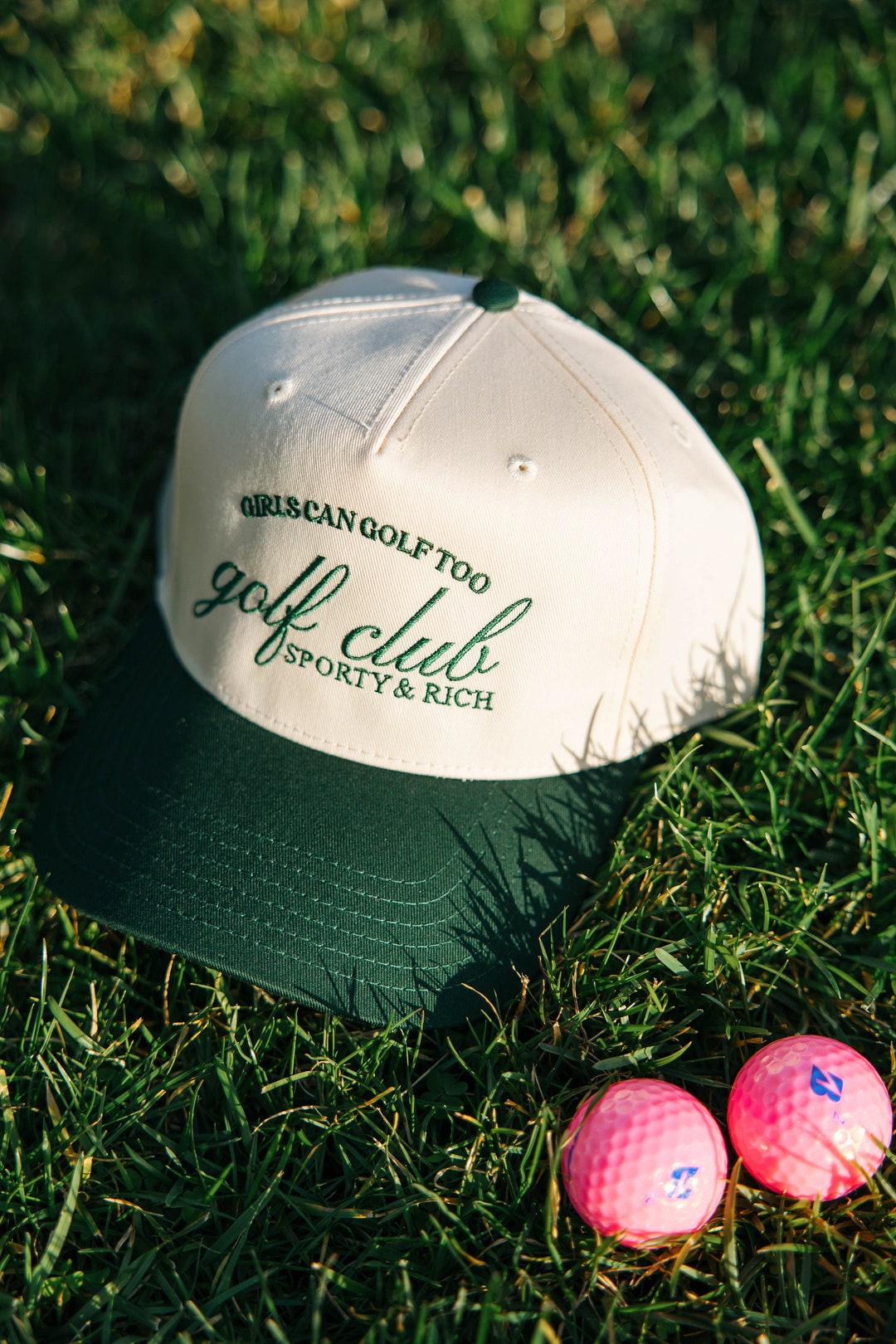 Girls Can Golf Too Golf Club Hat | Girls Golf Club | Girls Golf Hat ...