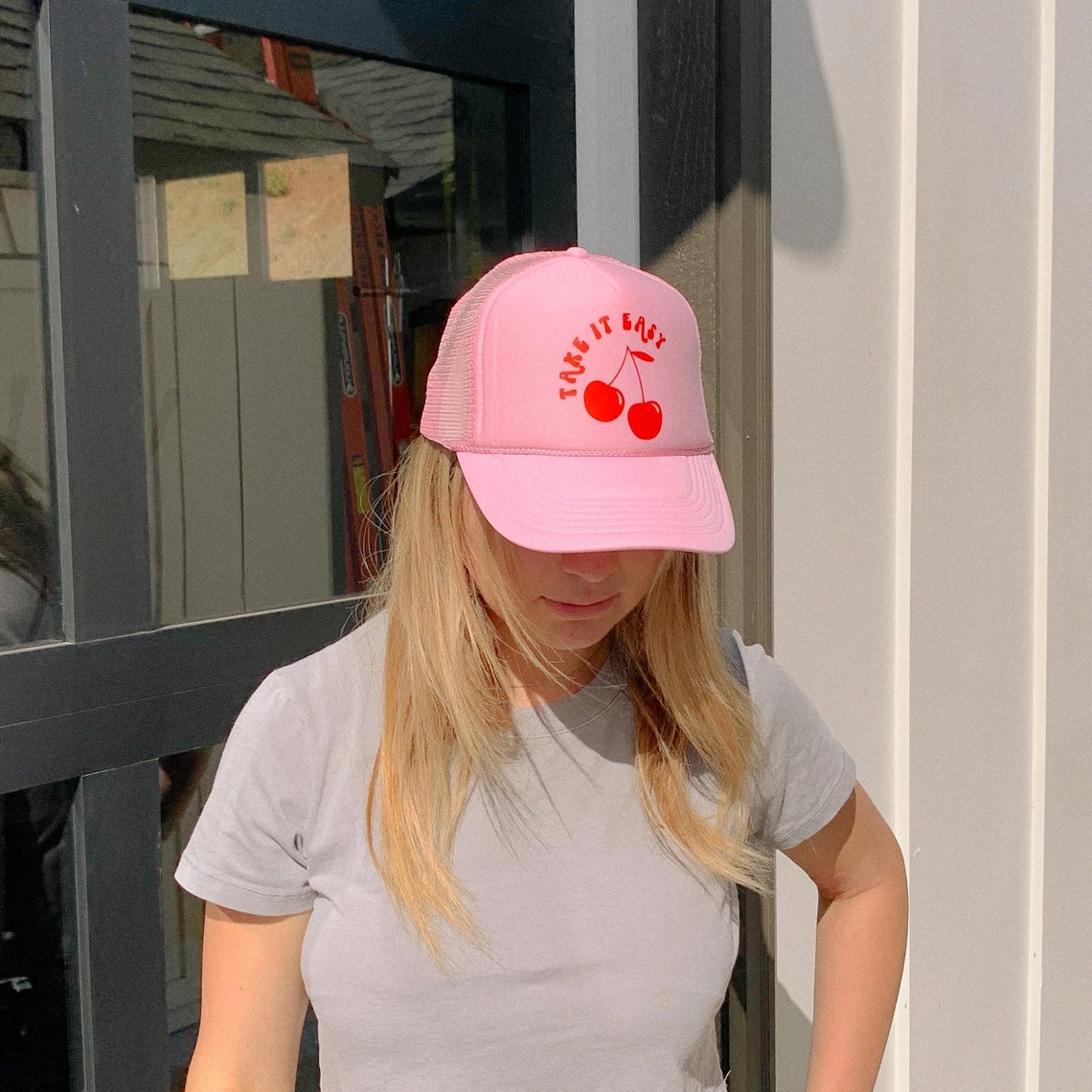Cherry Trucker Hat Trendy Trucker Hat Summer Trucker Hat - Etsy