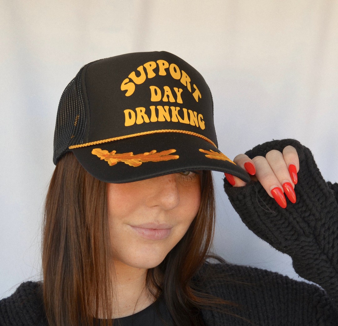 Support Day Drinking Hat | Day Drinking | 4th of July Trucker Hat | 4th ...