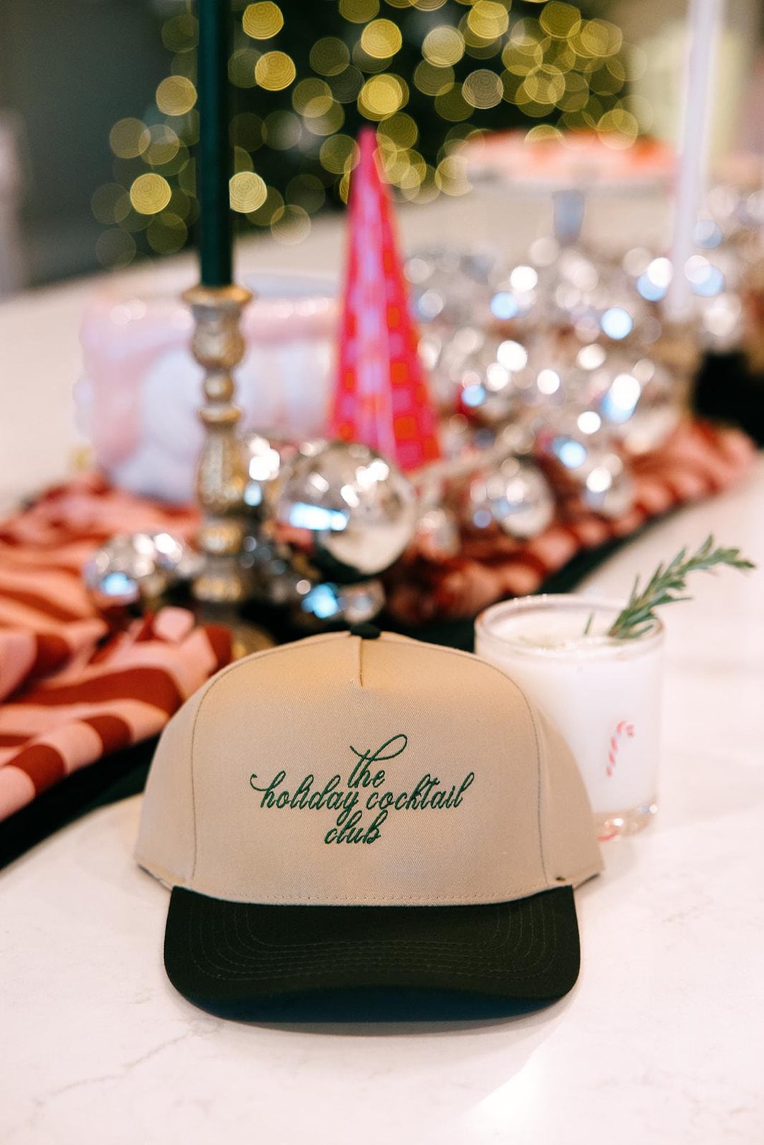 The Holiday Cocktail Club Trucker Hat | Trendy Trucker Hats | Holiday ...