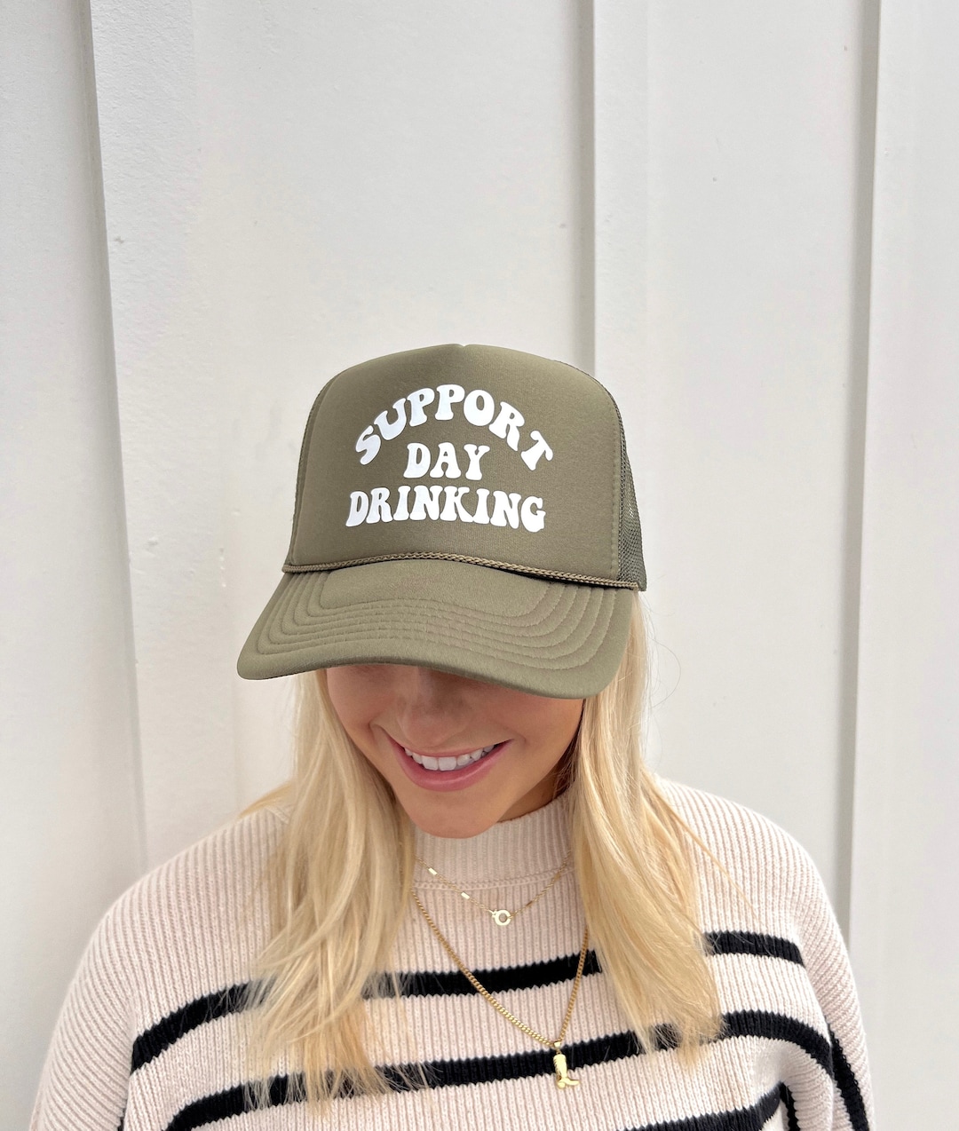 Support Day Drinking Hat | Day Drinking | 4th of July Trucker Hat | 4th ...