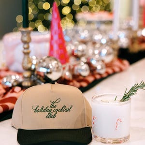 The Holiday Cocktail Club Trucker Hat Trendy Trucker Hats Holiday ...