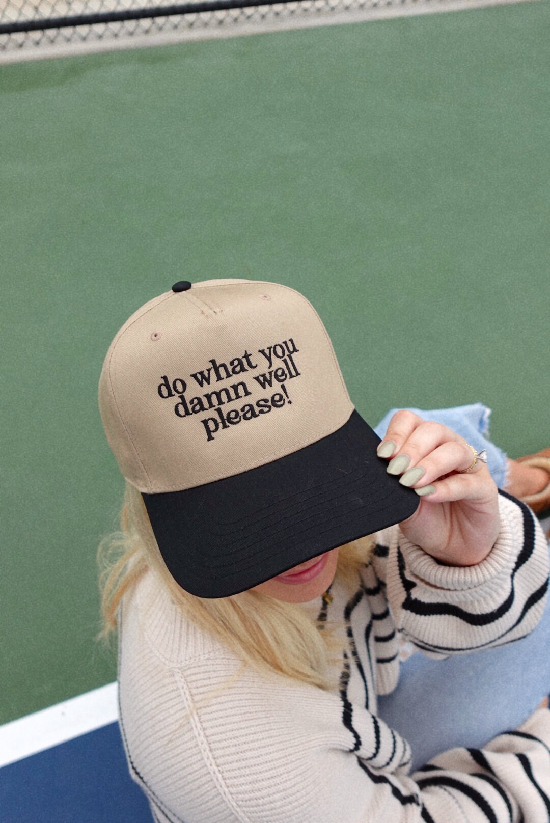 Do What You Damn Well Please Embroidered Trucker Hat | Weekend Hat ...