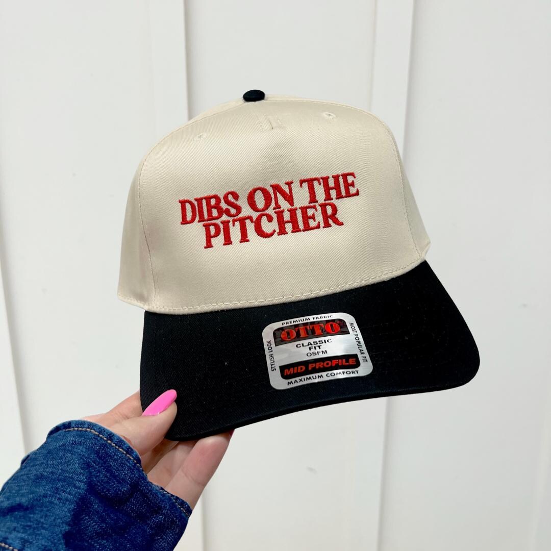 Dibs on the Pitcher Hat | Game Day Hats | Baseball Wife Hat | Funny ...