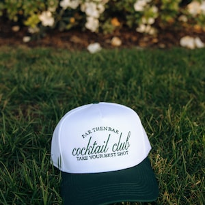 Par Then Bar Cocktail Club Hat | Girls Golf Club | Girls Golf Hat ...