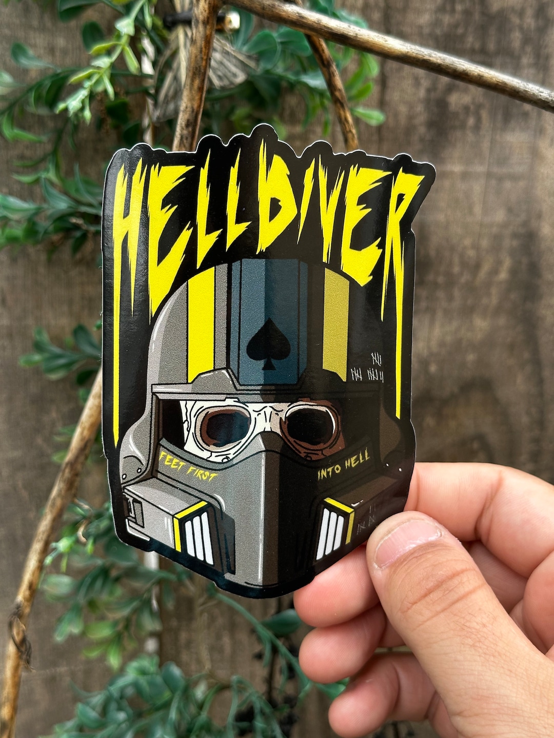 HELLDIVER Vinyl Sticker - Etsy