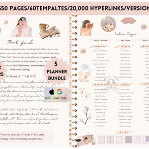 ULTIMATE That Girl Digital Planner 2024, 2025, Undated Digital Planner ...