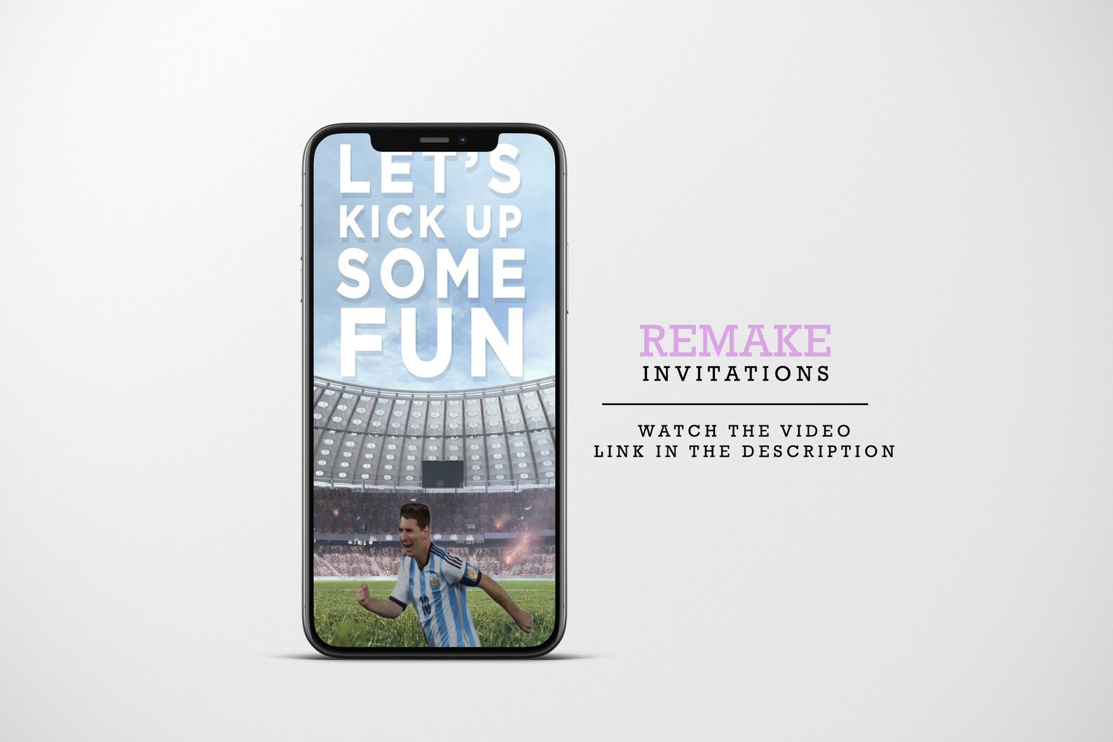 Video Invitation of Lionel Messi , Leo Messi Soccer, Leo Messi World ...